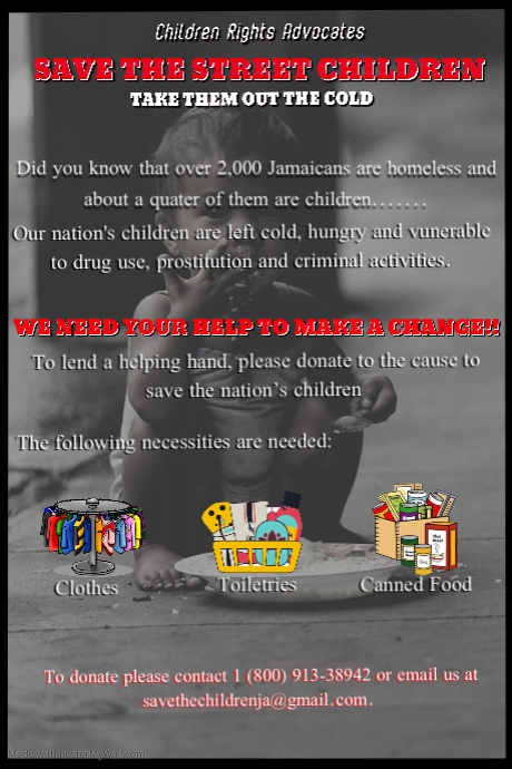 Homeless child poster | PosterMyWall