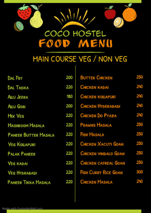 Main Course | PosterMyWall