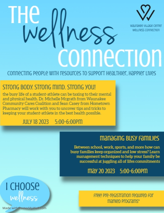 The Wellness Connection | PosterMyWall