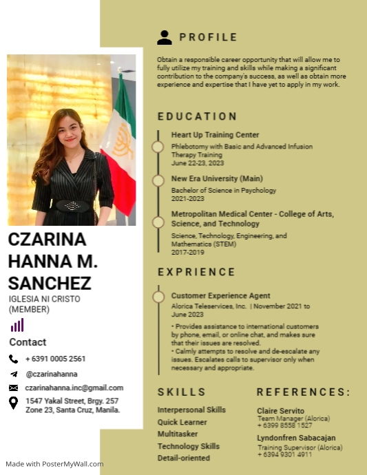 Resume/CV | PosterMyWall