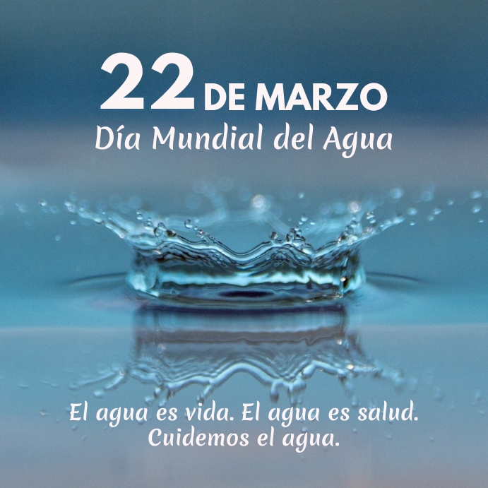 22 de Marzo Día Mundial del Agua Template | PosterMyWall
