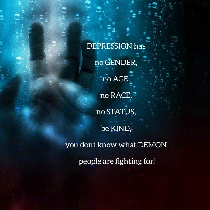 22 Depression Template | PosterMyWall