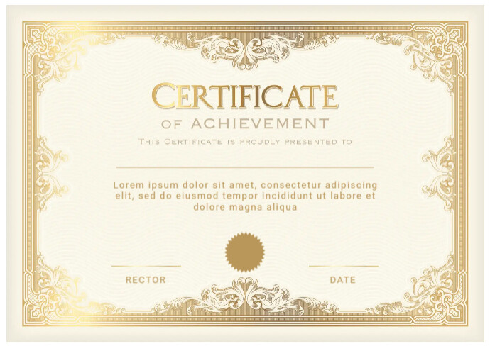 Certificate flyer | PosterMyWall