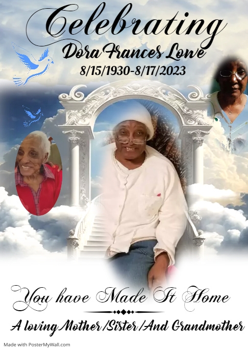 Heaven Funeral template | PosterMyWall