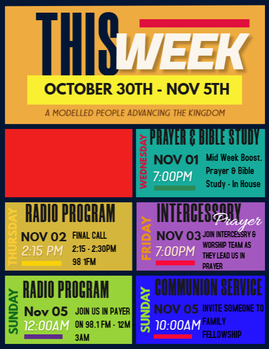 Spirit Week Flyer | PosterMyWall