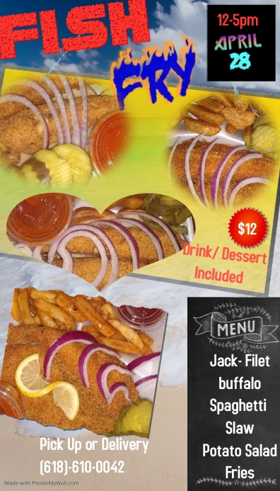 Copy of Copy of Fish Fry ticket | PosterMyWall