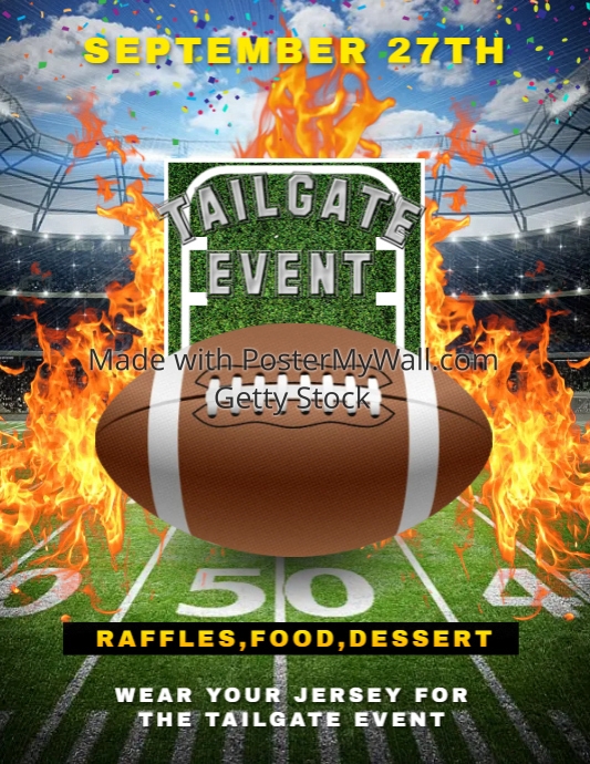 Tailgate Weekend Flyer template | PosterMyWall