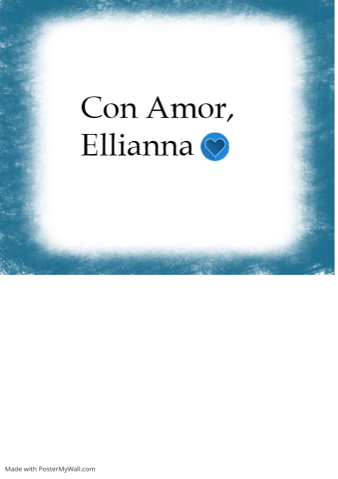 desktop blue border | PosterMyWall