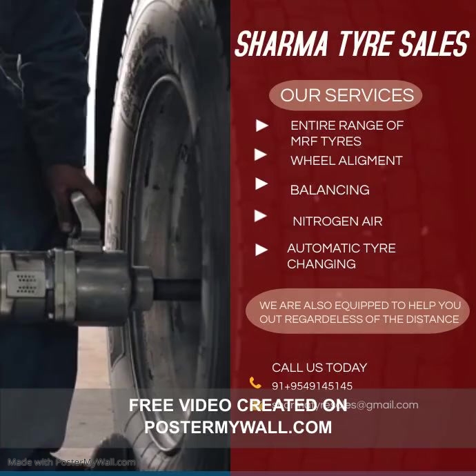 Copy of tire repair poster template | PosterMyWall