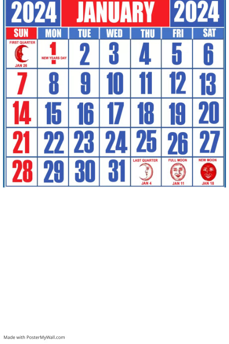 Copy of January 2024 | PosterMyWall