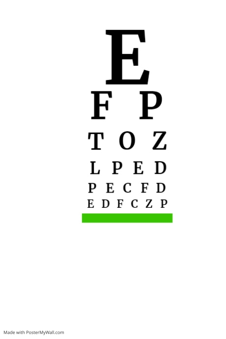 Copy of Eye Side Test Board Template | PosterMyWall