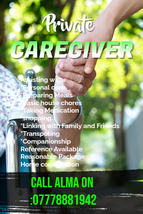 Happy Caregiver Poster Template | PosterMyWall