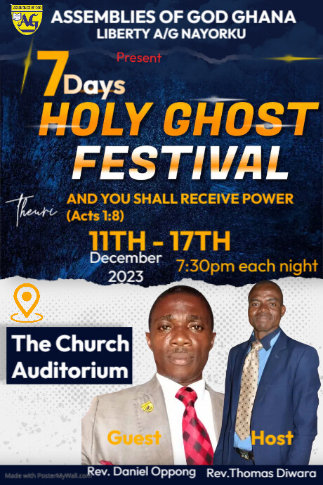 Holy Ghost Encounter | PosterMyWall