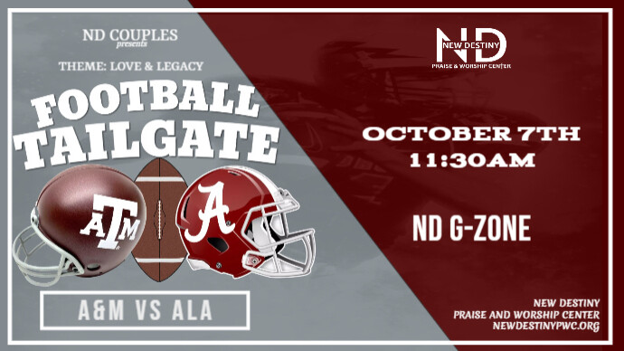 Tailgate Oct 23 1080 | PosterMyWall