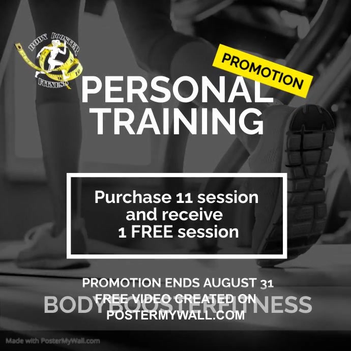 Copy of Personal Training Promotion Ad | PosterMyWall