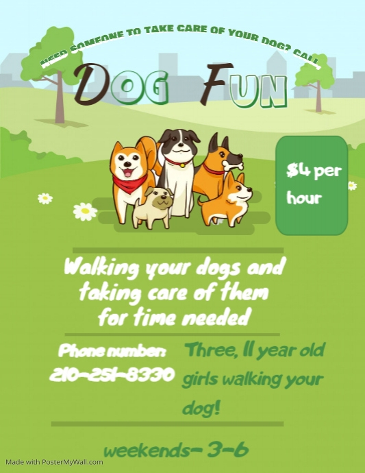 Copy of Dog Fun (DF) | PosterMyWall