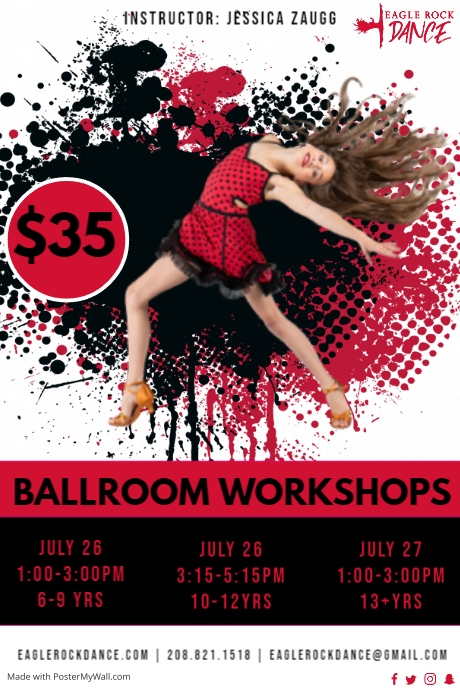 Copy of Ballroom Dancing Poster | PosterMyWall