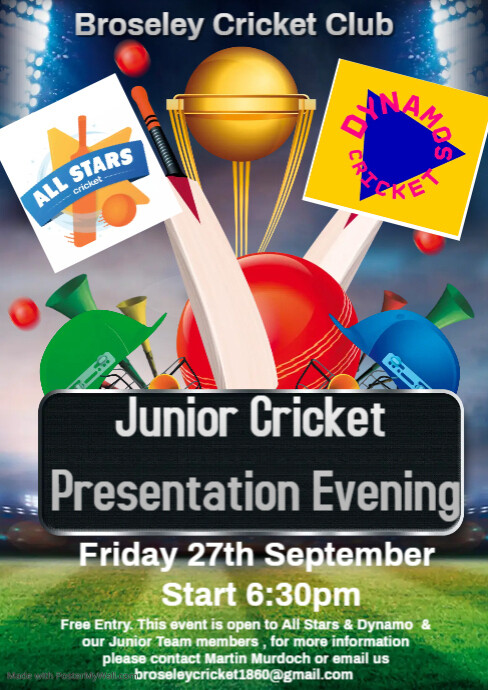 Copy of cricket | PosterMyWall