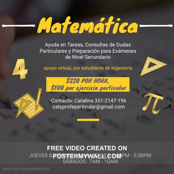 Copy of Math Tutor | PosterMyWall