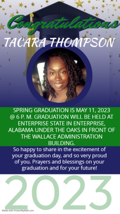 CONGRATULATIONS GRAD instagram story template | PosterMyWall