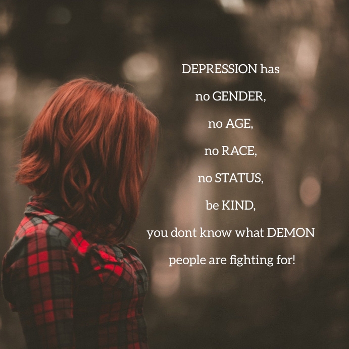 23 Depression Template | PosterMyWall