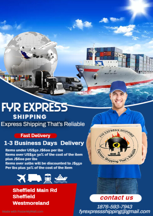 Copy of Logistic and transport cargo service flyers (1) | PosterMyWall