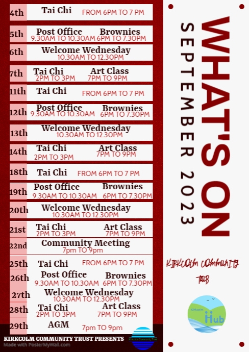 Copy of what's on this week pub calendar template des | PosterMyWall