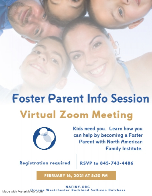 Foster Parent Information Meeting Flyer.1 | PosterMyWall