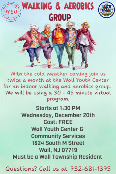 Senior Women's Walking Group | PosterMyWall