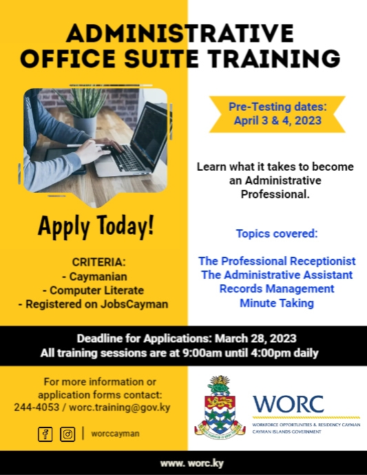 Administrative Office Training | PosterMyWall