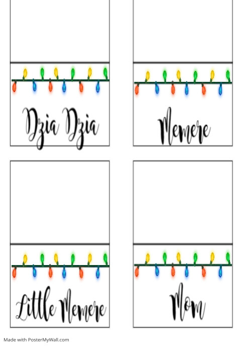 Place Cards | PosterMyWall