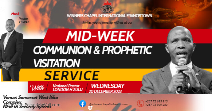 3 days prophetic | PosterMyWall