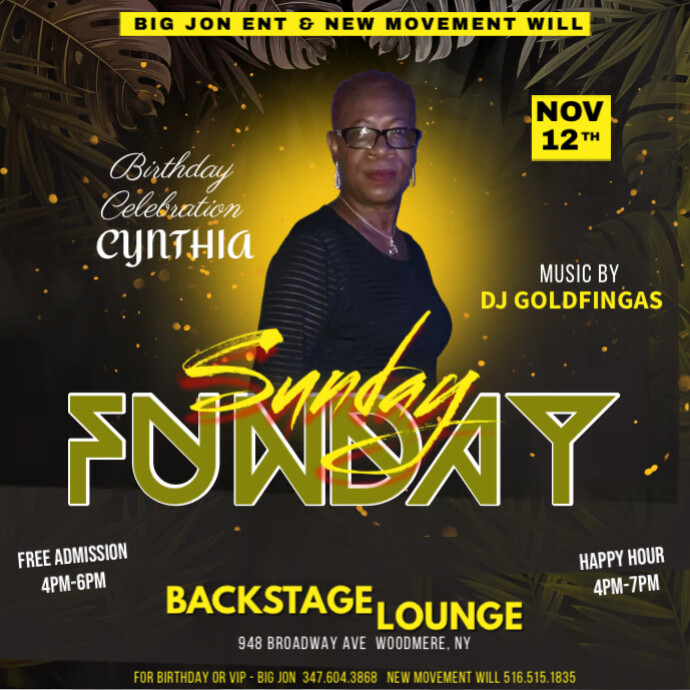 Sunday Funday Template | PosterMyWall