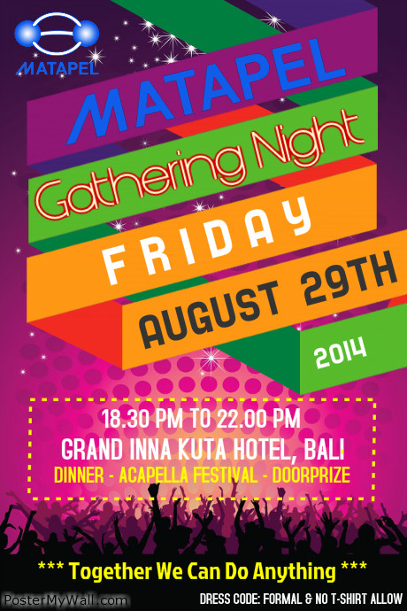 Copy of Final Draft - Gathering Night | PosterMyWall