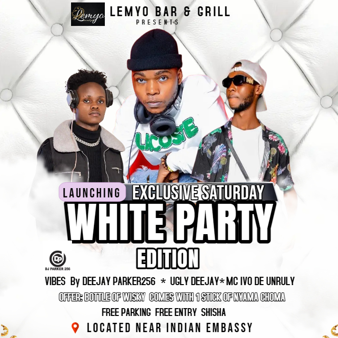 ALL WHITE CLUB PARTY FLYER TEMPLATE | PosterMyWall