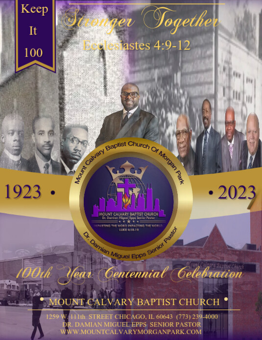 Mount Calvary Back Of Program (1) | PosterMyWall