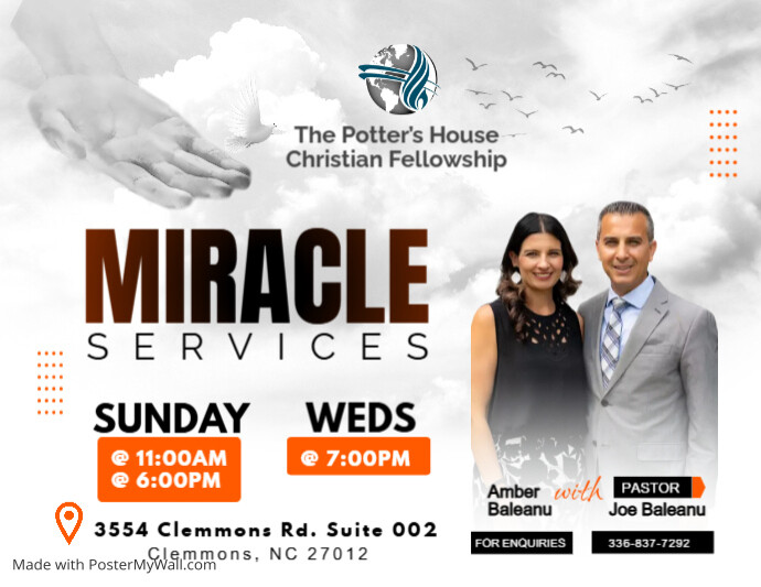 miracle service (1) | PosterMyWall