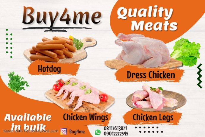 Copy of Meat Ads | PosterMyWall