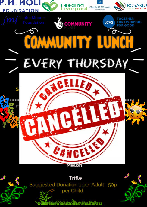 Community Lunch: 6th July 2023 (1) | PosterMyWall