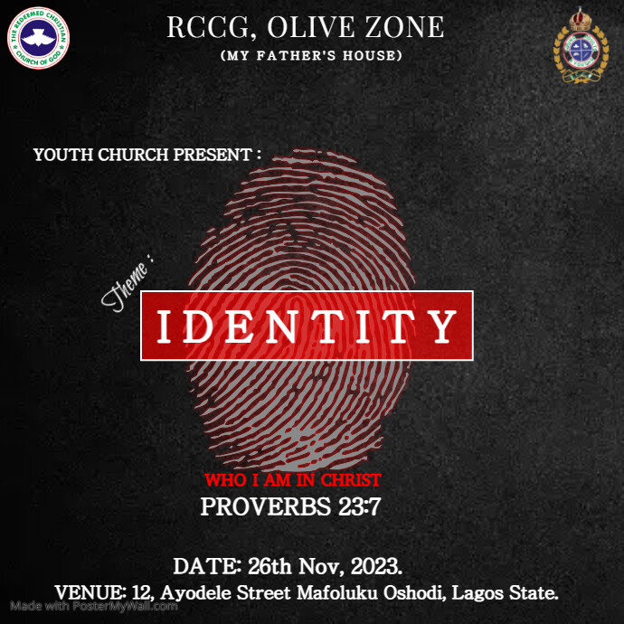 Identity - New Sermon Series | PosterMyWall