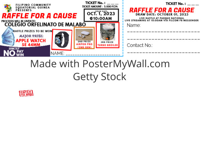 Raffle for a Cause 2023 | PosterMyWall