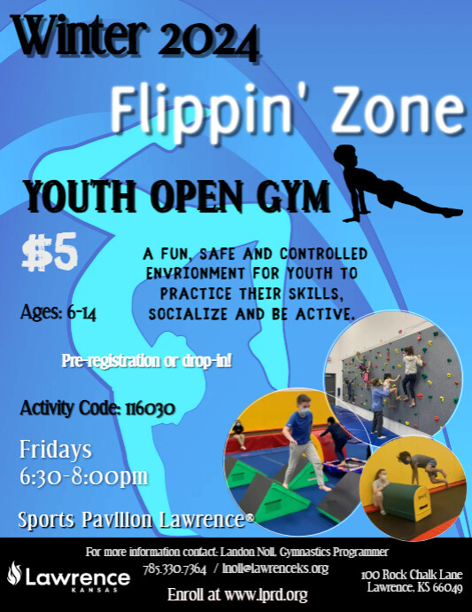 Copy of Winter 24 Flippin' Zone | PosterMyWall