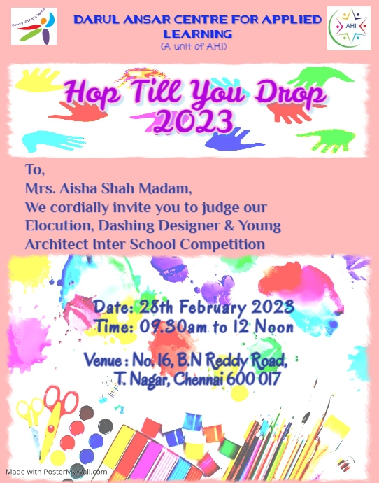 After School Arts and Crafts Flyer | PosterMyWall