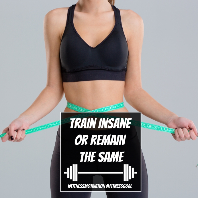 24 Fitness Motivation & Goals Template | PosterMyWall