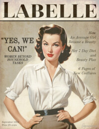 131122 Labelle magazine cover template | PosterMyWall