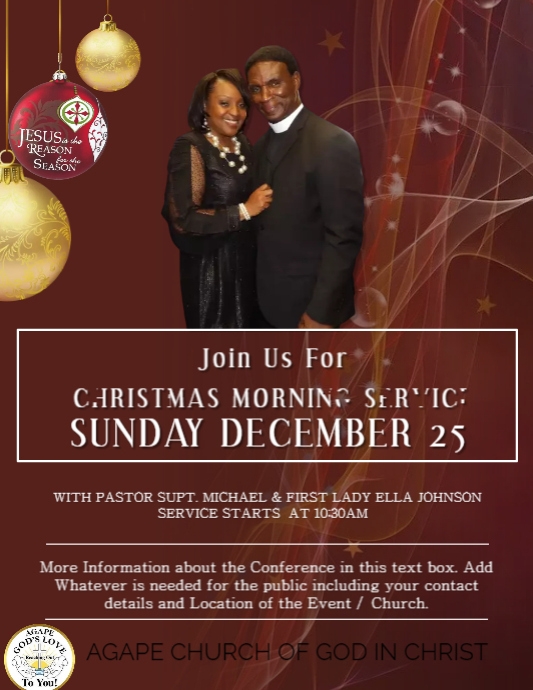 Church Christmas Event Flyer Template | PosterMyWall