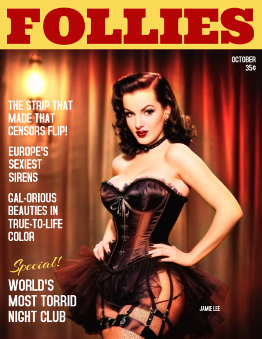 241022 Follies magazine cover Template | PosterMyWall