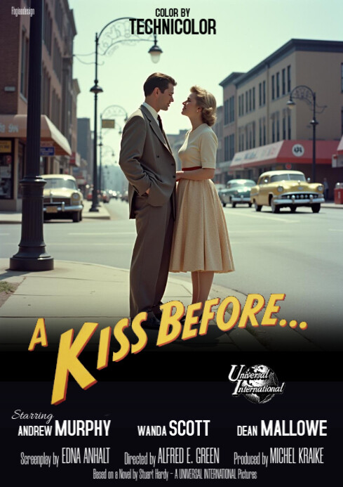 Copy of 241024 A Kiss Before... movie poster | PosterMyWall
