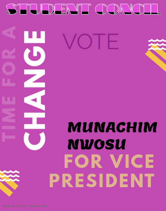 Copy of Red School Club Election Flyer | PosterMyWall