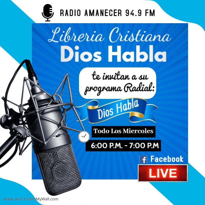 Copy of Radio Show Flyer | PosterMyWall